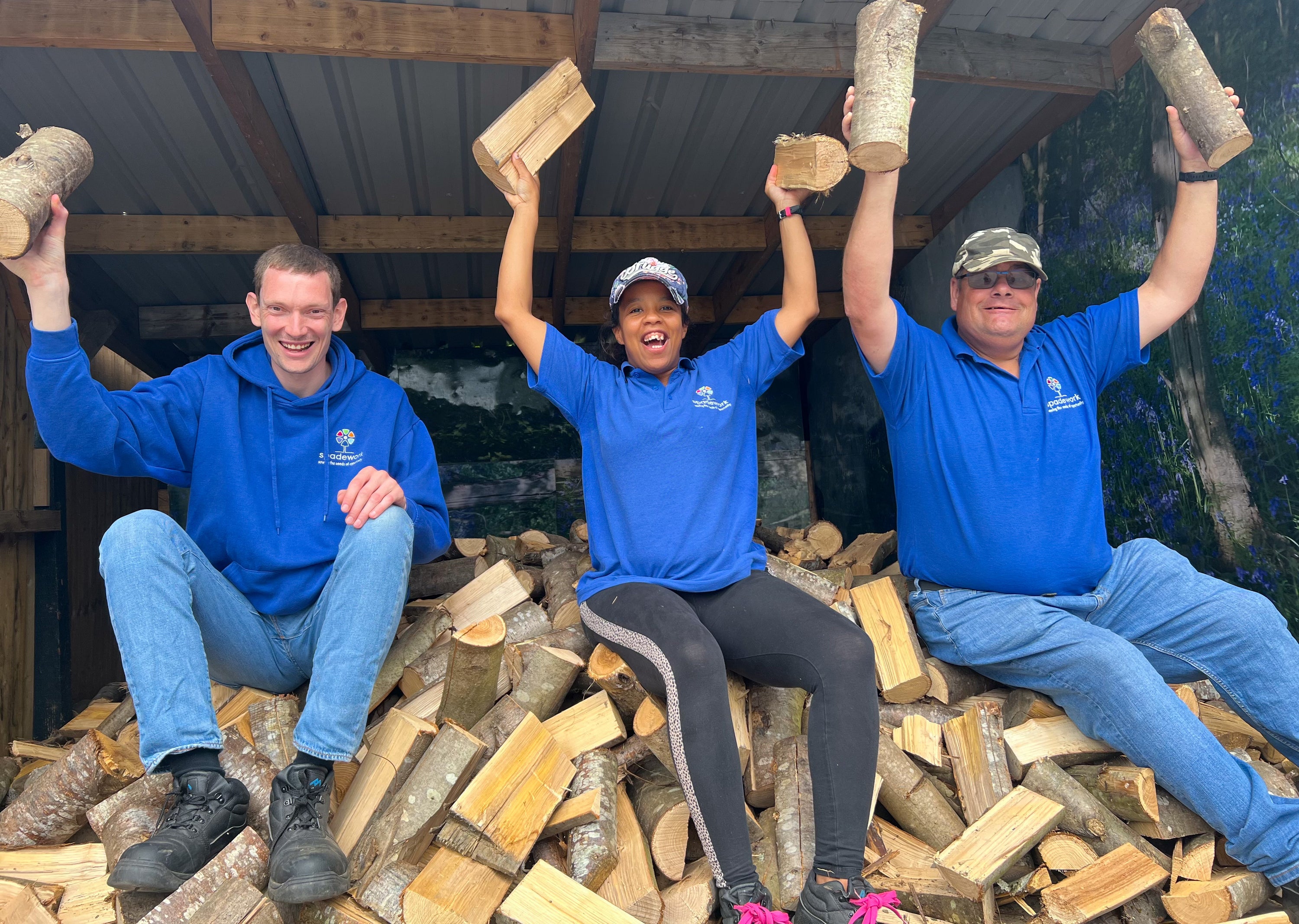 Logs at Spadework | Keep warm while supporting a charity